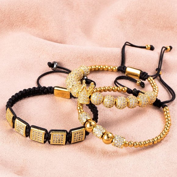 Accessories | Mens Classy Gold Bracelets | Poshmark